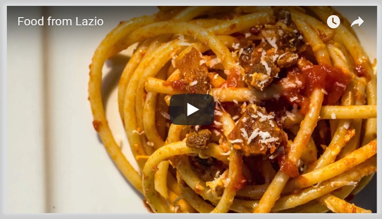 Italy Lazio - Lazio Food - Travel Italy Video Guide - WebVisionItaly.com